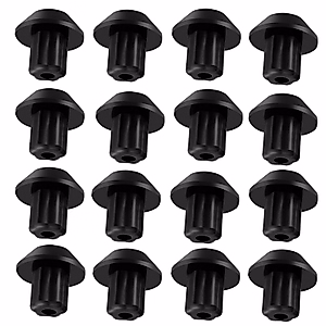 WB2K101 Pack of 16 Gas Range Surface Burner Grate Rubber Pad Set Replacement for GE,Hotpoint,Kenmore,Compatible with General Electric Replaces WB02K0101 247410 AP2622260 PD040035 PS241358 WB02K0101