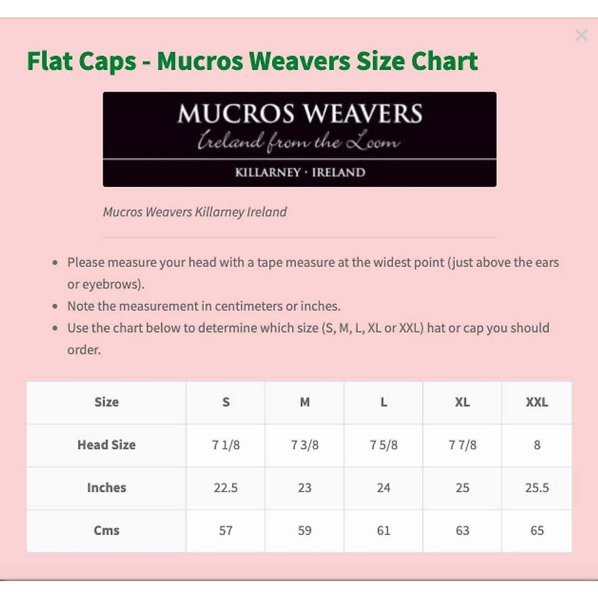 Mucros Weavers Men's Donegal Tweed Cap - Green, X-Large