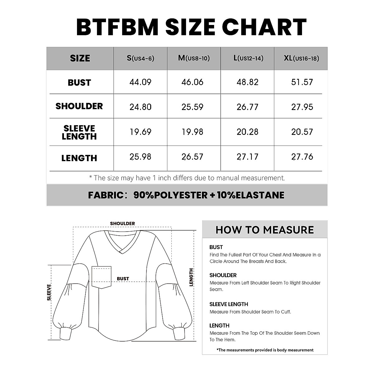 BTFBM Women's Ribbed Long Sleeve Tops 2025 Summer Spring Pullover Knit Casual V Neck Blouses Trendy Loose Fit Tunic Top(Solid Dark Green, Large)