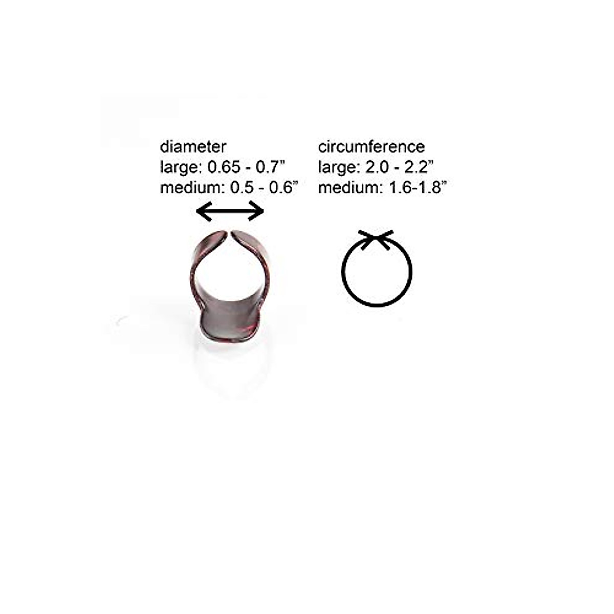 EPIC berry Thumb and Finger Picks - Large Red - Best for Fingerstyle Acoustic Guitar, Banjo or Ukulele. Includes a Pouch.