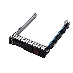 2.5" SFF SAS SATA NVMe SSD Drive Tray Caddy Carrier Sled 727695-001 for HP Proliant Gen10 G10 DL360 DL380 with 2.5" Hot-Plug Drive Cage