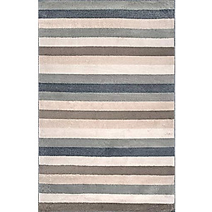 nuLOOM Manor Bengal Striped Area Rug, 5' x 8', Beige