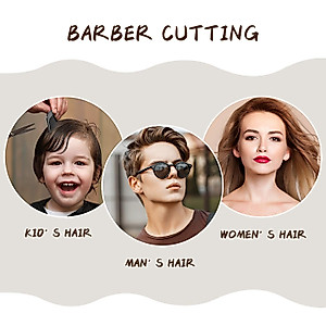 3 Pieces Men Barber Comb Set Taper Hair Cutting Flat top Clipper Flattop Barberology Comb Heat-Resistant Fiber Comb for Men Women