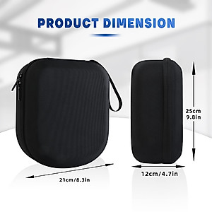 CyberSoldier Hard Carrying Case Compatible with Meta/Oculus Quest 2 VR Gaming Headset, Touch Controllers and Other Accessories, Suitable for Travel and Home Storage-Black