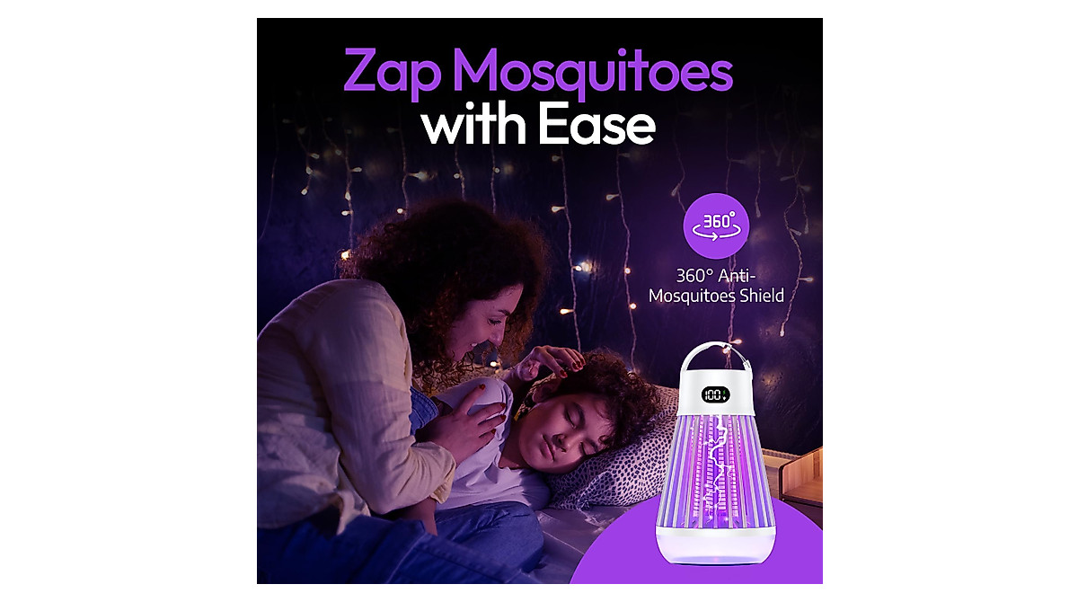 Zappify Zapper 2.0 Portable Bug Zapper for All Spaces