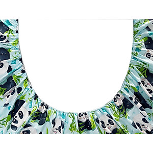 Comfy Deal Hight Thread Count Super Soft Microfiber Kid Breathable Bed Sheet Set with Pillowcase, Flat and Fitted Sheet (Twin, Panda)