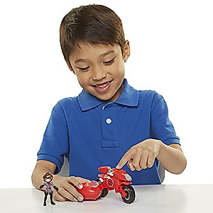 The Incredibles 2 Elasticycle & Elastigirl Vehicle Playset Action Figure