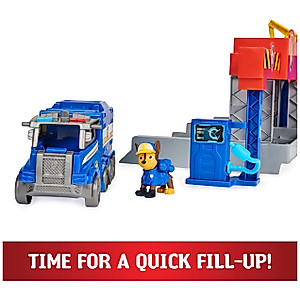 Paw Patrol Big Truck Pups, Truck Stop HQ, 3ft. Wide Transforming Playset, Action Figures, Toy Cars, Lights and Sounds, Kids Toys for Ages 3 and up