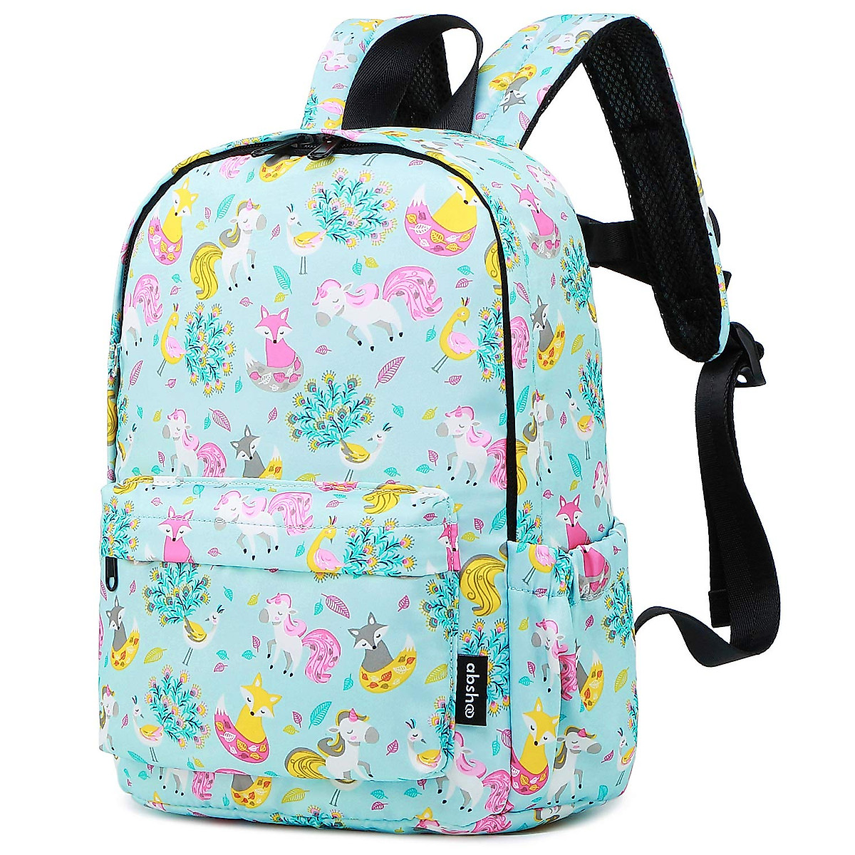abshoo Little Kids Unicorn Toddler Backpacks for Girls Preschool Backpack With Chest Strap (Unicorn Light Blue)