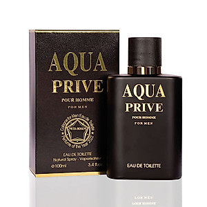 META-BOSEM Aqua Prive, Men's Cologne Eau de Toilette Natural Spray - Citrus Woody Notes - Fresh Scent - Great Holiday Gift - for All Day Use - a Classic Bottle, 3.4 Fluid Ounce/100Ml