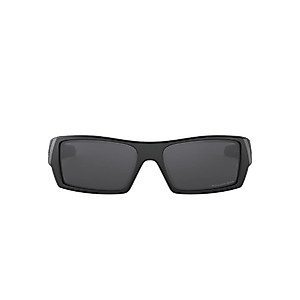 Oakley GASCAN OO9014 Sunglasses For Men + Vision Group Accessories Bundle(Matte Black/Grey Polarized (11-122),61 Wayfarers