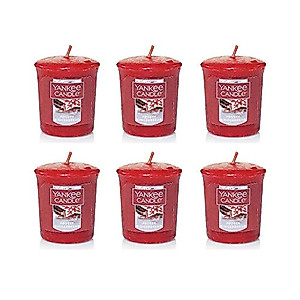 Yankee Candle 6 Frosty Gingerbread Sampler Votive Candles 1.75 oz Each