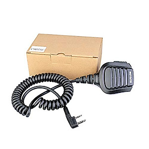 Retevis 2 Pin Walkie Talkie Speaker Microphone with 3.5MM Jack Compatible with Retevis RT22 RT21 RT68 RT19 H-777 RT15 RT22S RT86 RT18 RB18 RT27 RT5R RT1 Baofeng UV-5R BF-F8HP 2 Way Radio(2 Pack)
