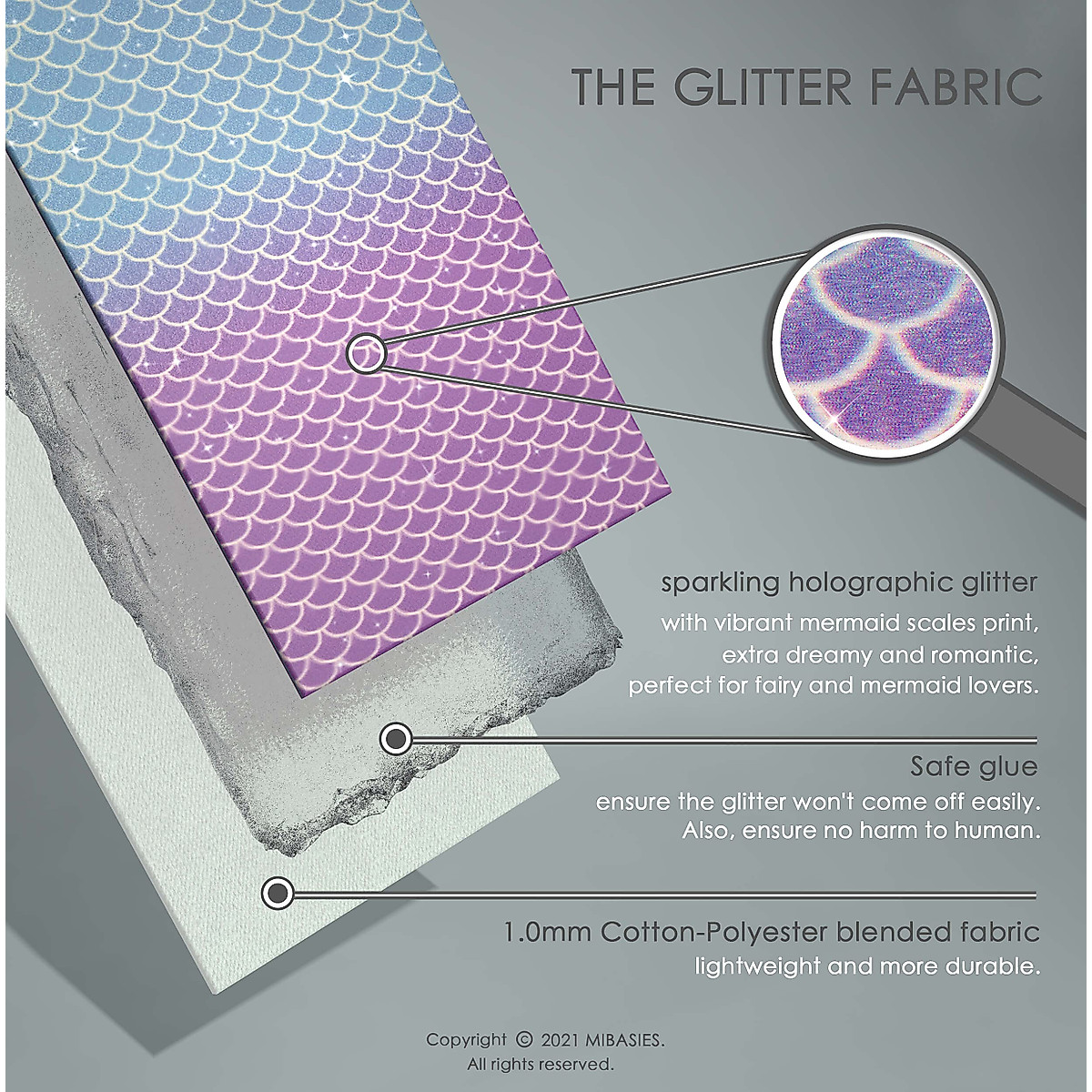 mibasies Kids Unicorn Backpack for Girls Rainbow School Bag (Rainbow Glitter)