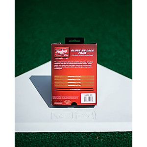 Rawlings | Glove Re-Lace Pack | Baseball/Softball | Standard 3/16" X 72" Laces with Tool | Red