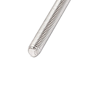 uxcell M3 x 35mm Full Thread Button Head Socket Cap Screw Silver Tone 25 Pcs
