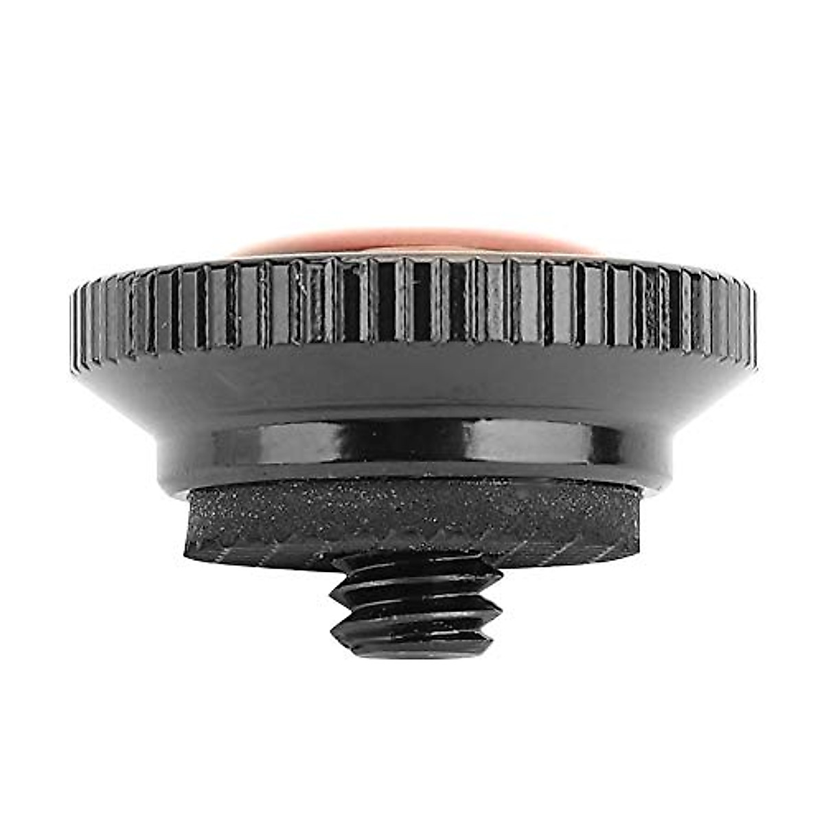 Quick Release Plate Mini Aluminium Alloy Round Quick Release Plate Ultralight Quick Release Plate for Manfrotto Compact Action Tripod (Rojo)