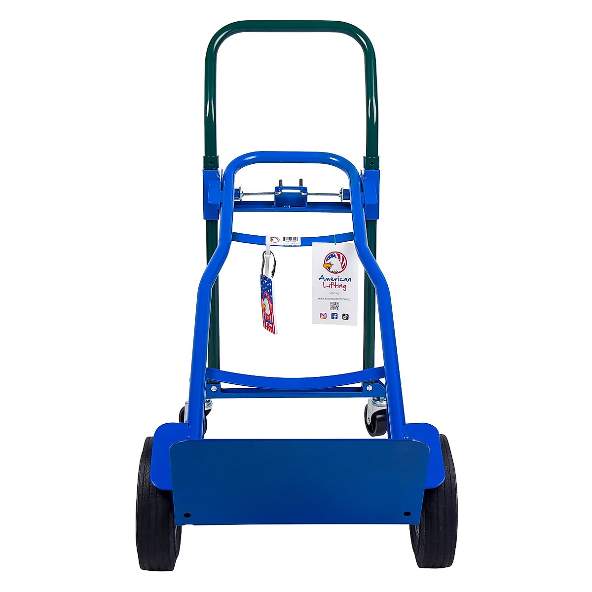 American Lifting Multi-Position Incline 600 lb Capacity Steel Hand Truck, Dolly and Cart