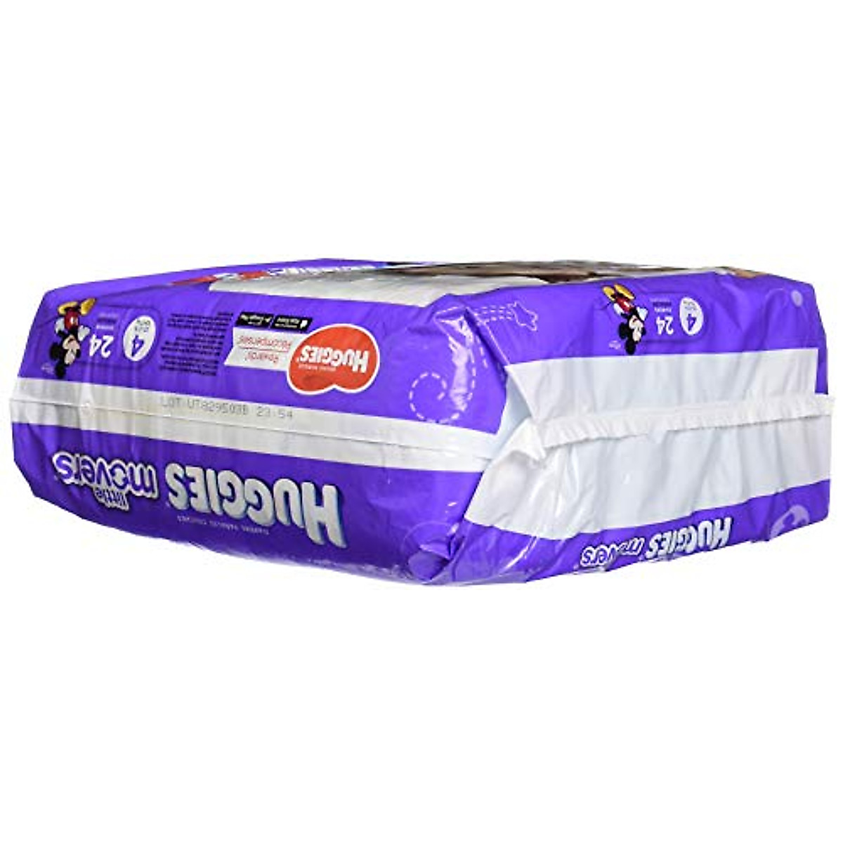 HUGGIES LITTLE MOVERS Diapers, Size 4 (22-37 lb.), 24 Ct., JUMBO PACK (Packaging May Vary), Baby Diapers for Active Babies