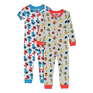 Sesame Street boys Footless Pajamas Baby and Toddler Sleepers, Sesame Pals, 12 Months US