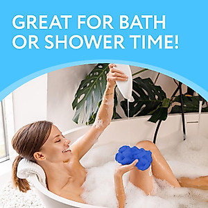 IMPRESA Loofah (Luffa) Mesh Bath & Shower Sponges, Bulk 6-Pack for Adults, Kids - Loofah Sponge - Lufas for Men - Shower Pouf - Lufas for Women