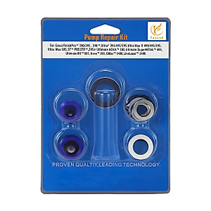 TasuoX 244194 Pump Repair Packing Kit for Graco Airless Paint Sprayer 295 390 395 490 495 595 3400 Aftermarket, Pump Sprayer Repair Kit