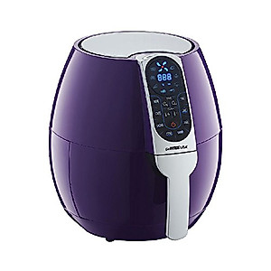 GoWISE USA GW22651 3.7-Quarts Programmable Air Fryer with 8 Cook Presets (Plum), Qt