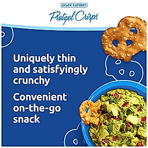 Snack Factory Pretzel Crisps, Original, 1 Oz Snack Bags, 10 Ct