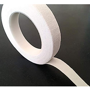 2Roll White 1inch Wide (2.5cm) Adhesive Tape Breathable Cotton Soft Cloth Surgical Tape​​ with Self Adhesive Plaster