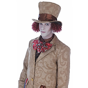 fun shack Hatter Costume Men, Wonderland Mens Hatter Halloween Costume, Book Character Costumes For Adults, X-Large