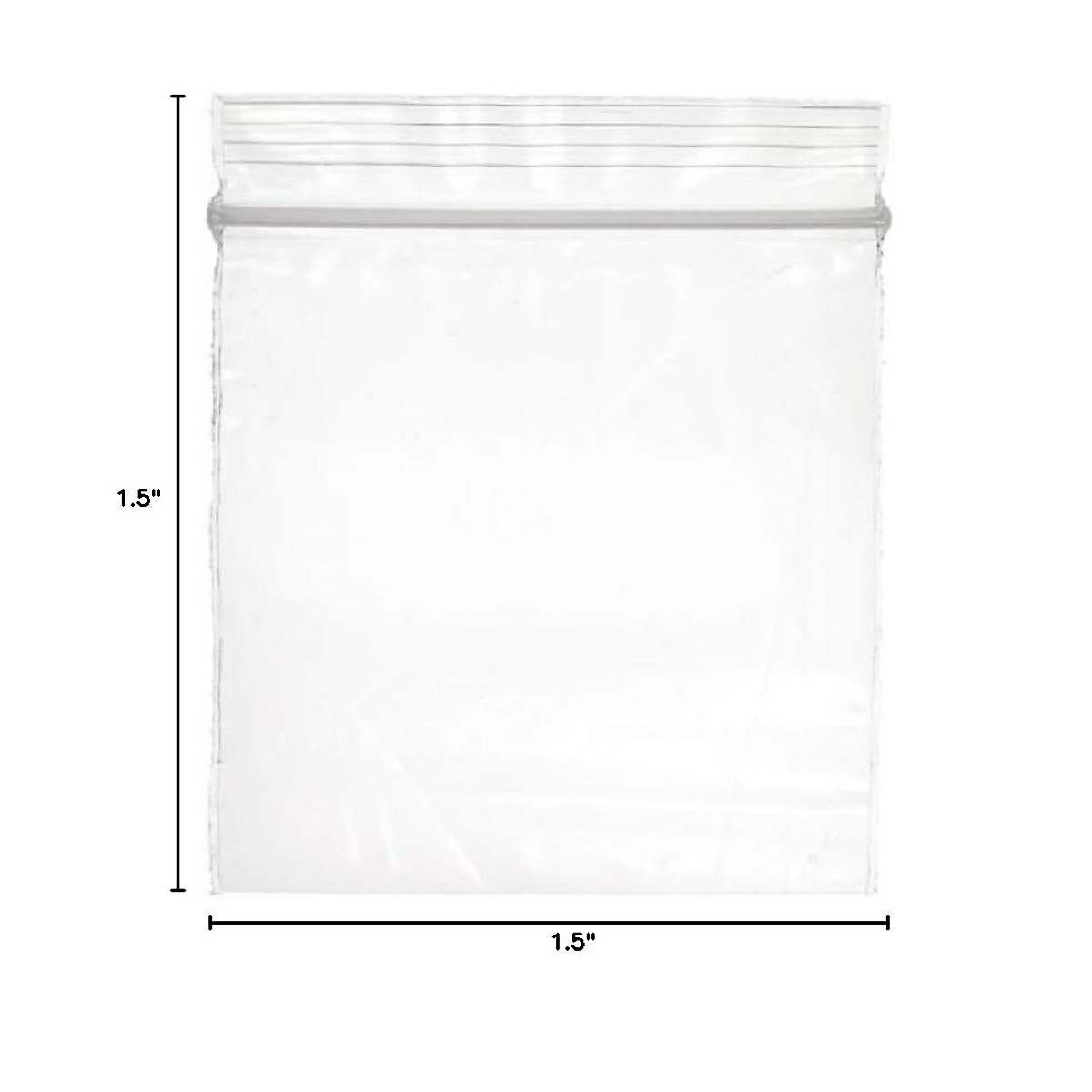 MINI ZIP LOCK BAGS 1 1/2 1000 BAGS