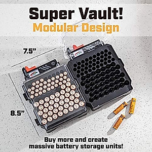 Battery Tester Checker (1 Pack w/Organizer)