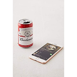Budweiser Bluetooth Can Speaker Portable Wireless Audio Stereo Speaker Official Travel Music Player Outdoor Universal Music Box for All Devices Surround Sound System Red Bud