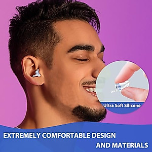 Laudexua High Fidelity Concert Ear Plugs, 2 Pairs Ear Protection Musician Earplugs for Concerts, Music Festival, Motorcycle, and Other Noise Reduction Events