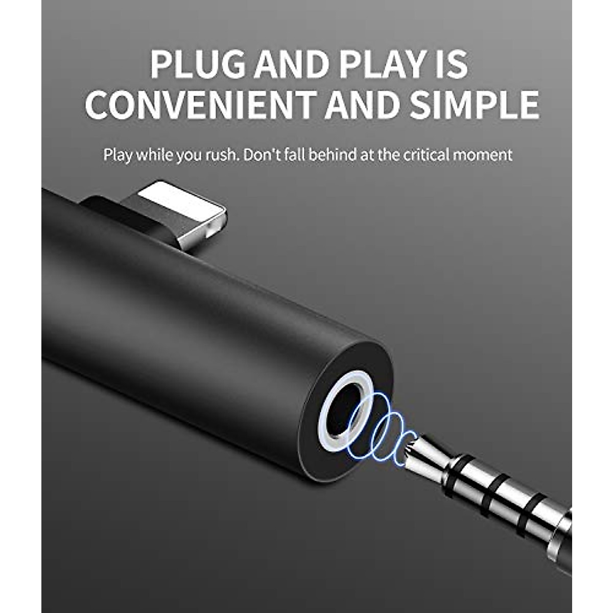 Headphone Adapter Lightning to 3.5mm AUX Audio Jack and Charger Extender Dongle Earphone Headset Splitter Compatible with iPhone 12 11 Mini pro max xs xr x se2 7 8 Plus for Ipad Air Y Cable Converter