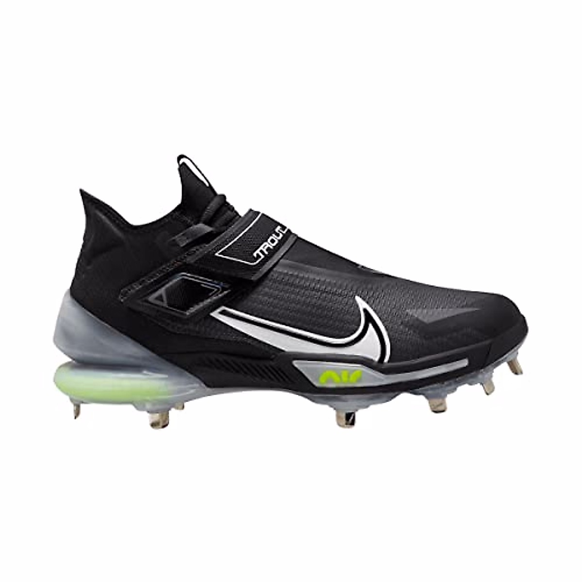 Nike Force Zoom Trout 8 Elite Metal Baseball Cleats Black | Gray Size 8 Medium
