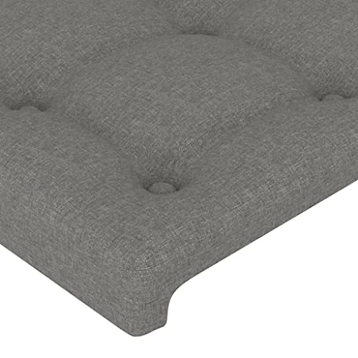 Headboard with Ears,Dorm Headboard,Farmhouse Headboard,Bedroom Furniture,Comfortable Headboard,Soft Headboard,for Lounge,Office,Apartment,Guest Room,RV,Dark Gray 40.6"x9.1"x46.5"/50.4" Fabric