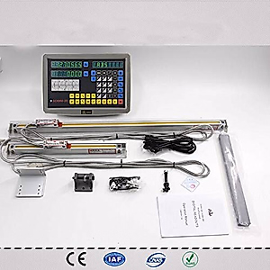2/3 Axis Digital Readout and TTL Precision Linear Glass Scale DRO Encoder for Milling Lathe,Note: Display and Scales Sold Separately,pls Select the Size options!(3 Axis Digital Readout Display ONLY)