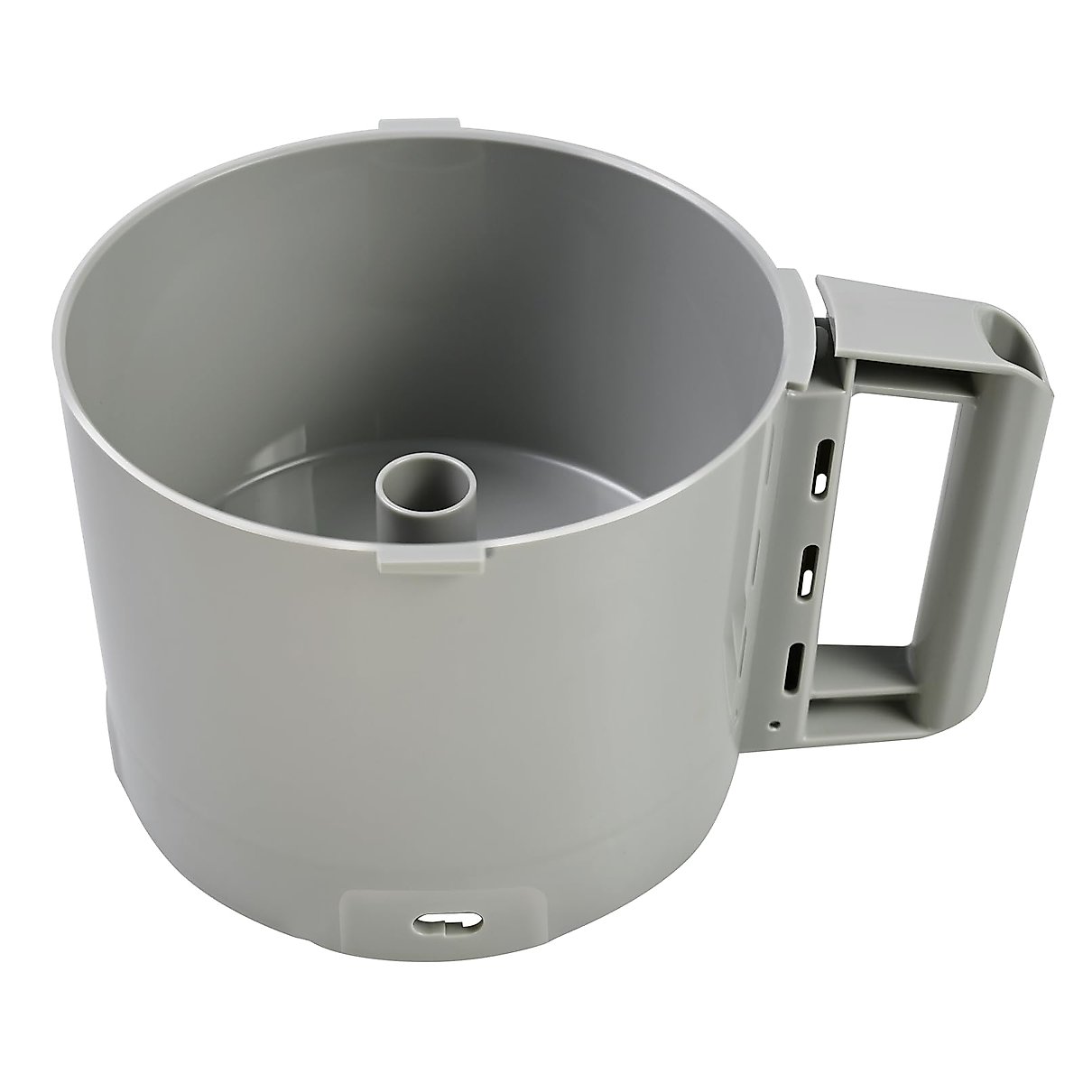 Vanshly 112204S Food Processor Gray Bowl 3 Quart compatible with Robot Coupe R2 3L Gb,R2 DICE, R2 Dice, R2B, R2N
