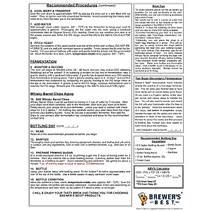 Brewers Best Whiskey Barrel Stout Beer Ingredient Kit