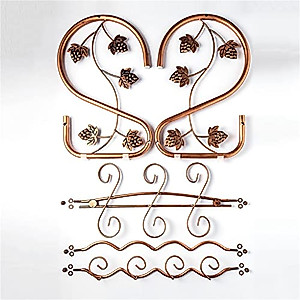 DOUBA Wine Cabinet Display Rack Metal Wine Bottle Rack Bracket Wine Bottle Storage Wine Cabinet Wine Rack Wine Utensils