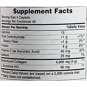 Puritan's Pride 2 Pack of Hydrolyzed Collagen 1000 mg Puritan's Pride Hydrolyzed Collagen 1000 mg-180 Caplets