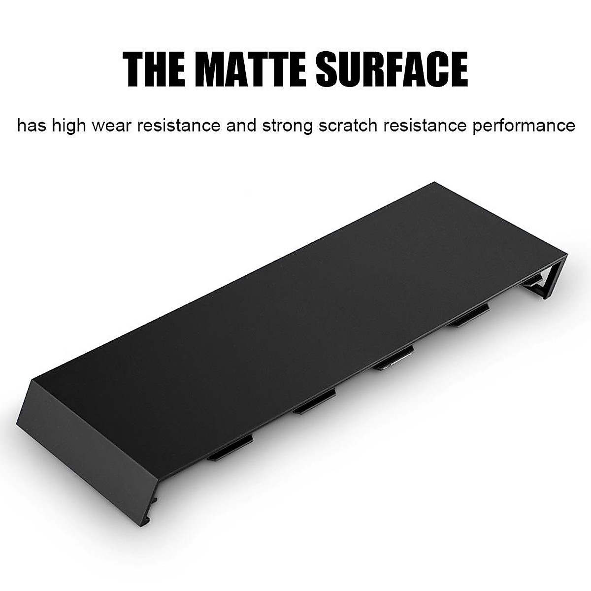 Zer one HDD Hard Driver Shell Case for, Anti-Scratch Front Housing Shell Faceplate Replacement for Sony 4 Console(Black) [Video Game]