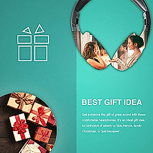 Portable Personal FM Radio Headphones Ear Muffs with Best Reception, Wireless Headset with Built in Radio for Mowing, Jogging, Walking, Daily Works Powered by 2 AA Batteries (Not Included)