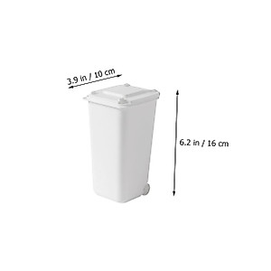 VOSAREA 8 Pcs Desktop Trash Can Countertop Trash Bin Table Trash Can Desktop Garbage Can Kitchen Cabinet Trash Can Office Desktop Trash Bin Creative Mini Trash Bin Desk Trash Can Desk Bin