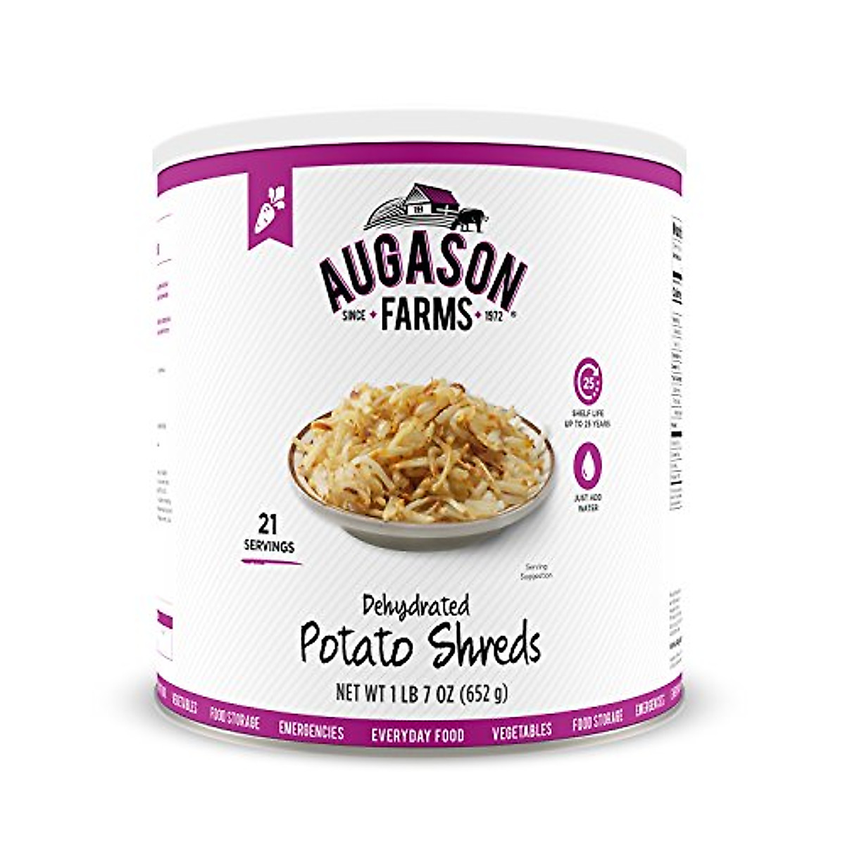 Augason Farms Dehydrated Potato Shreds 1 lb 7 oz (pack of 1)