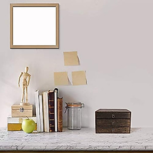 Cabilock Storage Wood Tier Accessories Office Cosmetics Drawer Shallow Kitchen Counter Sundry Cosmetic Wooden Supplies Container Holder Layer Organiser Drawers Retro Stackable Jewelery