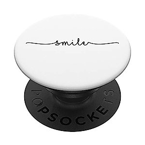 Style101 PopSocket - Smile -PopSockets Grip PopSockets PopGrip: Swappable Grip for Phones & Tablets