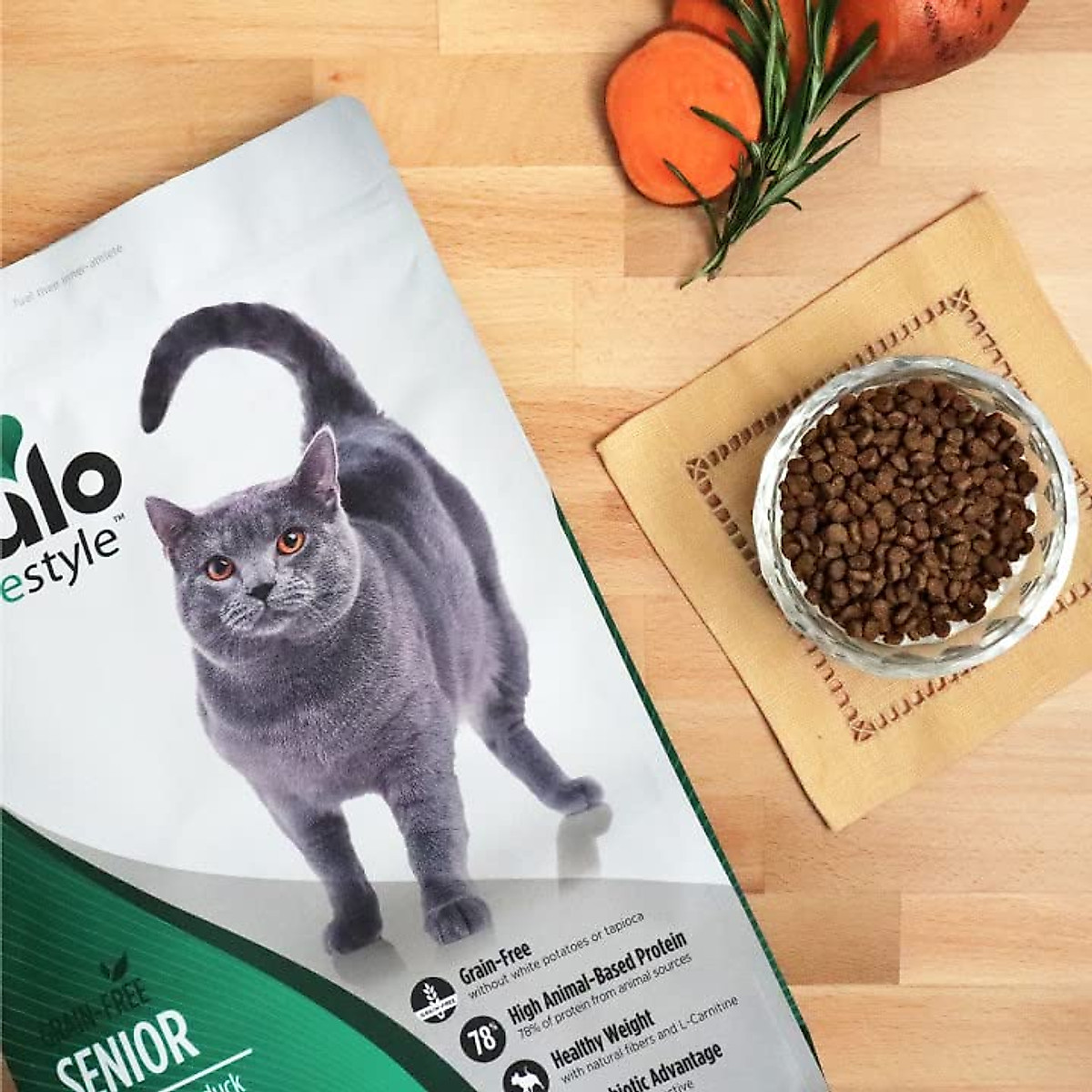 Nulo Freestyle Senior Dry Cat Food, Premium Natural Grain-Free Cat Kibble with Antioxidants for Immune Support and High Animal-Based Protein, 14 Pound (Pack of 1)