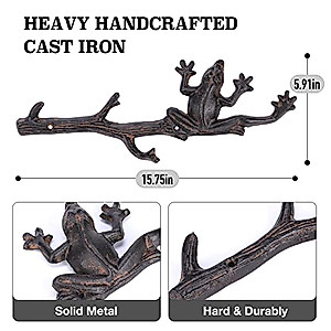 Gudoesy Wall Hooks，Decorative Wall Hooks，Rustic Decorative Coat Hooks for Hanging